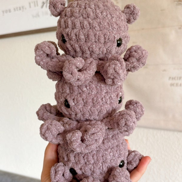 Flapjack the Dumbo Octopus Amigurumi Pattern, No Sew Crochet Dumbo ...