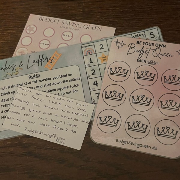 Snakes and Ladders Saving Game, Savings Challenge Game, Cash Stuffing ...