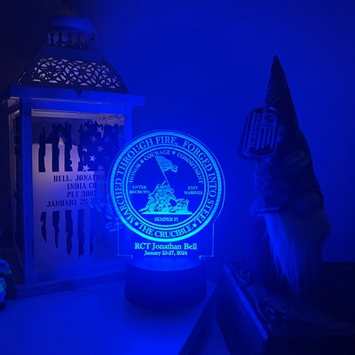 ARMY Forge Medallion LED Acrylic Personalized Light - Etsy