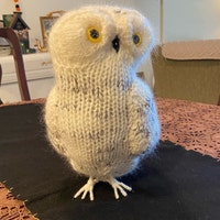 SPECIAL OFFER Knitting Pattern Snowy Owl - Etsy UK