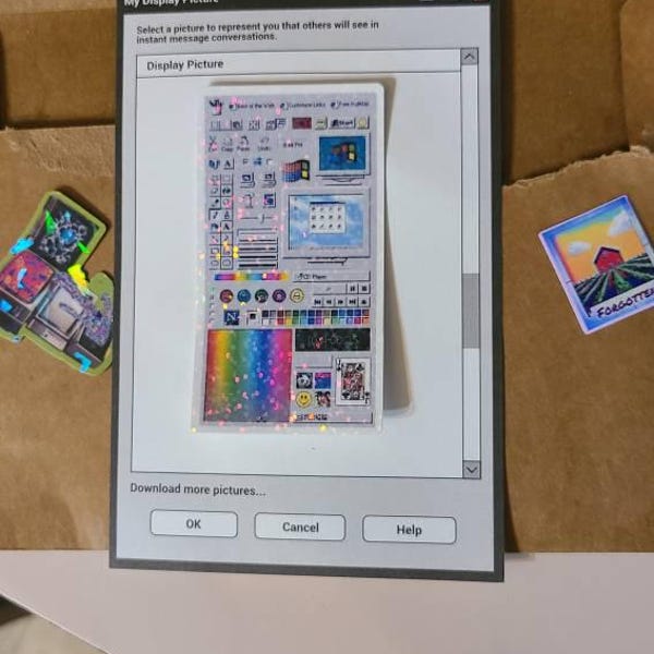 Y2k Microsoft Paint Sticker - Etsy