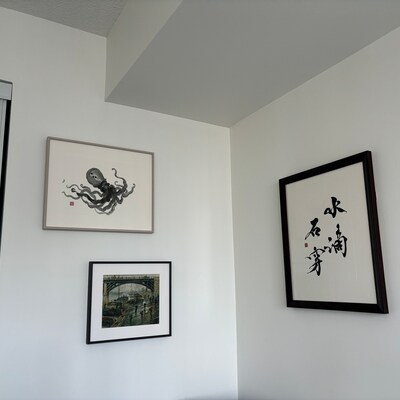 Frog Original Work by Mitsuru Nagata, Japanese Ink, Japanese Art Sumie ...