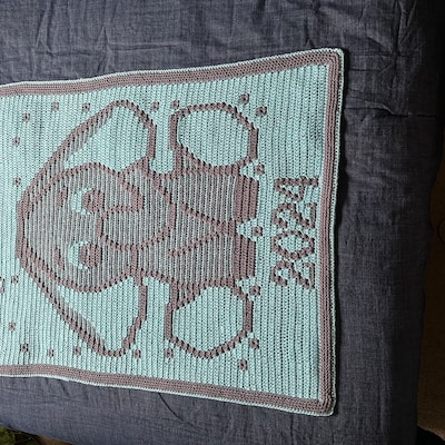 Lightning Mcqueen Afghan PDF Pattern for Single Crochet or Knit Graph ...
