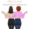 Best Friend Personalized Print, Bestie Printable Art, Best Friends Gift ...