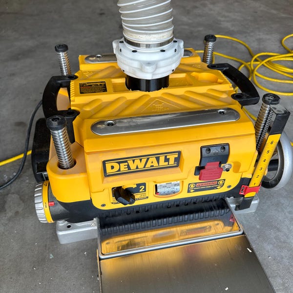 4" to 2-1/4" Shop Vacuum Adapter - Compatible With Dewalt DW735 Planer ...