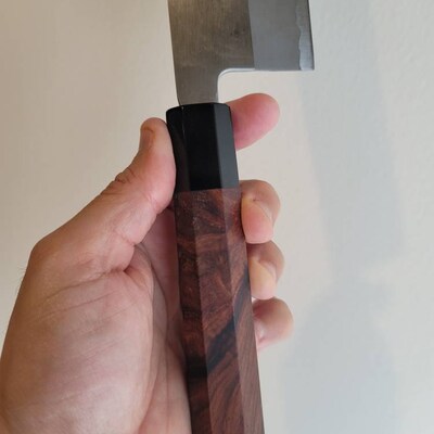 Customized Japanese Knife Handle/ Wa D Oval Handle/buffalo - Etsy
