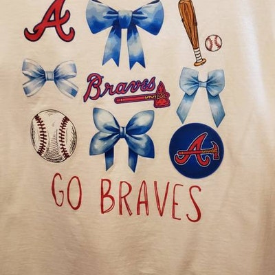 Animal Print Braves Feminine Graphic Tee, Atlanta Braves Tee, Atlanta ...