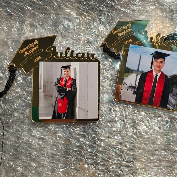 Custom Graduation Photo Magnet, Graduation Cap, Graduation Party Favors ...