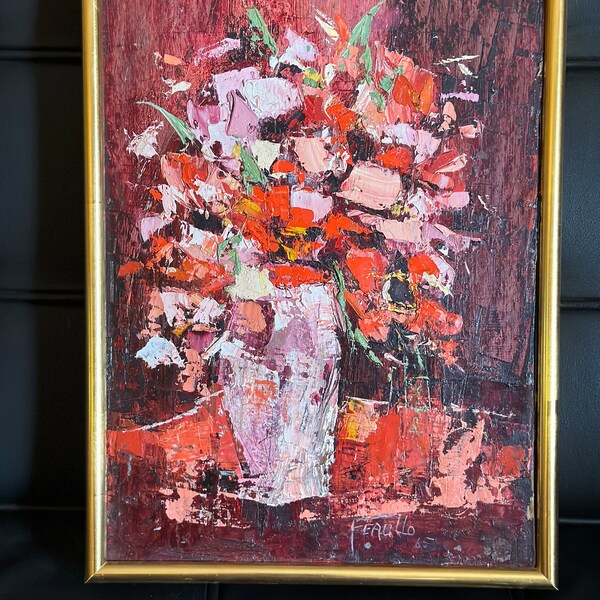 Vintage Impressionist Landscape Oil Painting Titled "new Canaan Woods ...