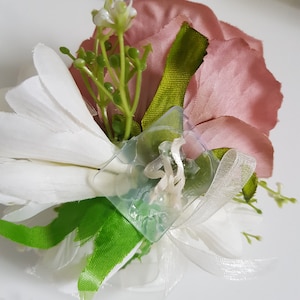 Buttonholesboutonnières Artificial Ivory Buttonhole With - Etsy UK
