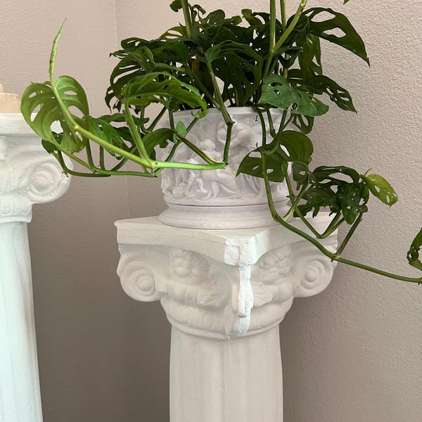 3D Printed Roman Style Plant Pot, Greek Decor, Minimalist Planter - Etsy