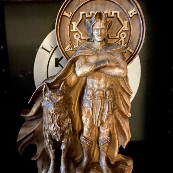 Bael, Baal God, Demon Statue, Altar Statue, Satan Statue Goetia ...