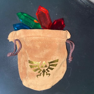 Legend of Zelda Rupees Rupee Set Including Rupee Bag/pouch 100, 250 ...