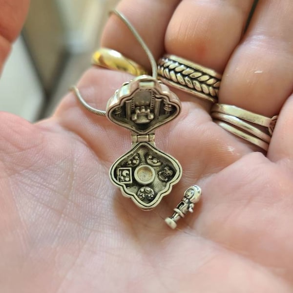 Polly Pocket Polly's Tea Time Locket Sterling Silver Charm for Locket ...