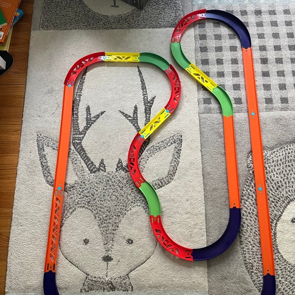 Easy Connect Premium Track Joiners 8 Pack Hot Wheels Track Compatible ...