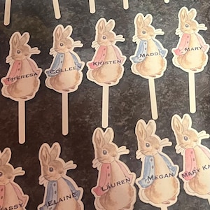 Peter Rabbit Figure Wooden Peter Rabbit Table Decor Peter Rabbit Wooden ...