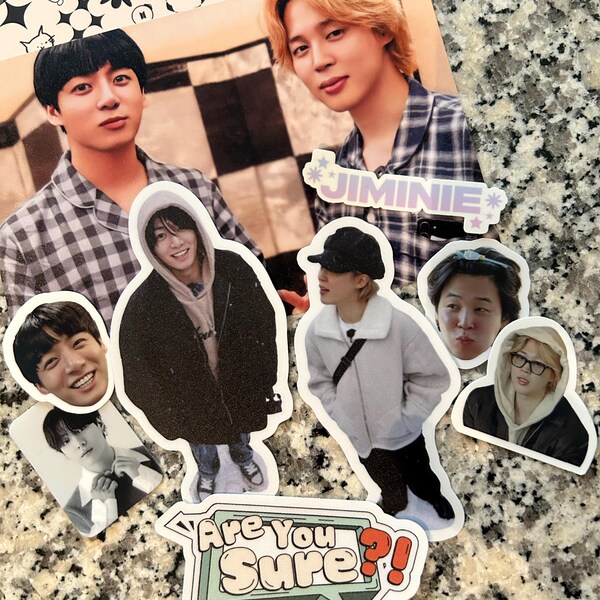 BTS 방탄소년단 Jin's Friends in Space Vinyl Sticker Kim Seokjin the ...