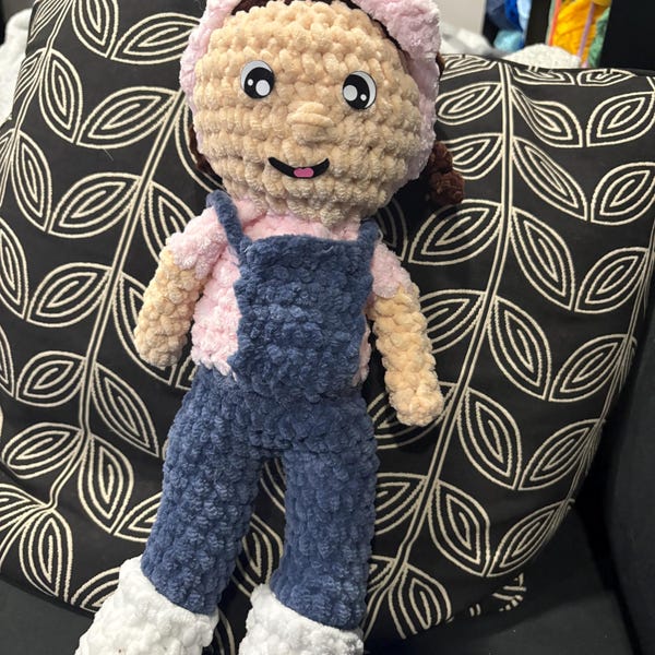 Crochet Ms. Rachel Pattern, Ms. Rachel Doll Pattern, Ms. Rachel Crochet ...