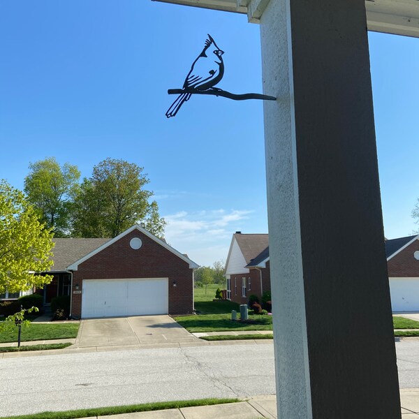 Great Horned Owl on a Branch Metal Bird Tree Hammer Stake - Etsy