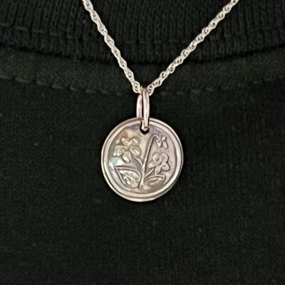 CIRCLE OF INTENTION Tiny Greek Key Silver Charm - Etsy