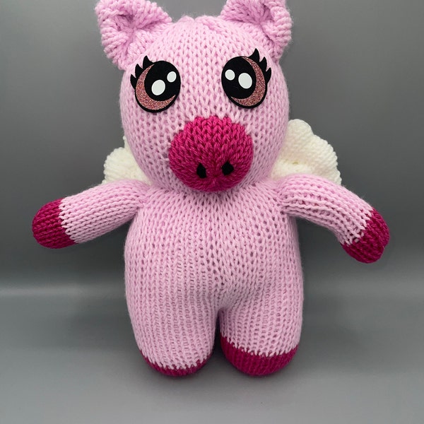 Flying Pig Knitting Machine Pattern PDF ONLY Addi Sentro - Etsy