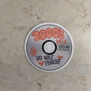 2000s CD Mix Sticker, Sticker for Millennials - Etsy