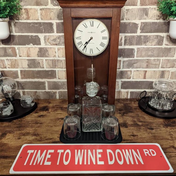 Time to Wine Down Sign, Wine Decor, Wine Lover Gift, Wine Souvenir ...