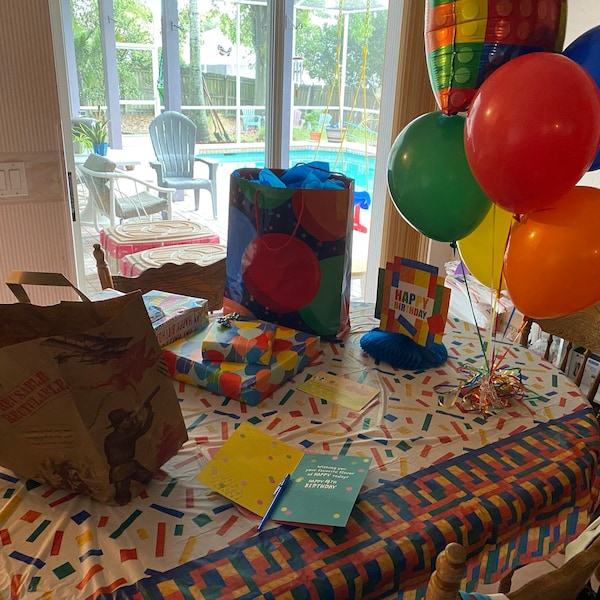 Block Party Mylar Balloons - Etsy