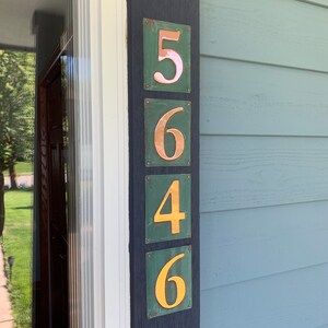 Modern Contemporary Coloured House Numbers Standoff Floating - Etsy