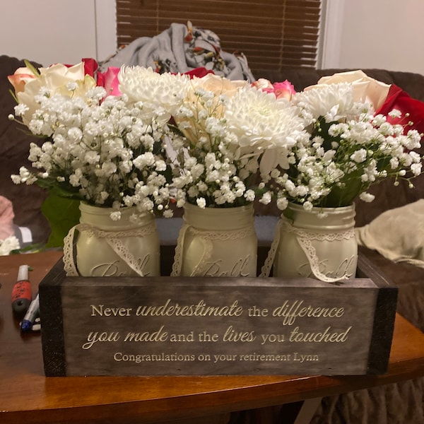Retirement Flower Box | Retirement Gifts | Retirement Gifts for Women ...