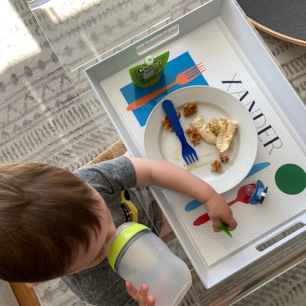 Learn to Set the Table Personalized Laminated Placemat, Montessori ...