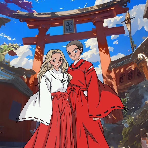 Fully Custom Anime Portrait , Couple Anime Portrait, Family Anime ...