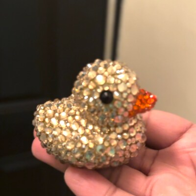 Hot Pink Rhinestone Rubber Duck, off Roader Accessories, Maximalist ...