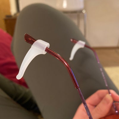 2 PAIRS Clear Stay Puts Ear Lock for Kids Glasses or Adult Glasses to ...