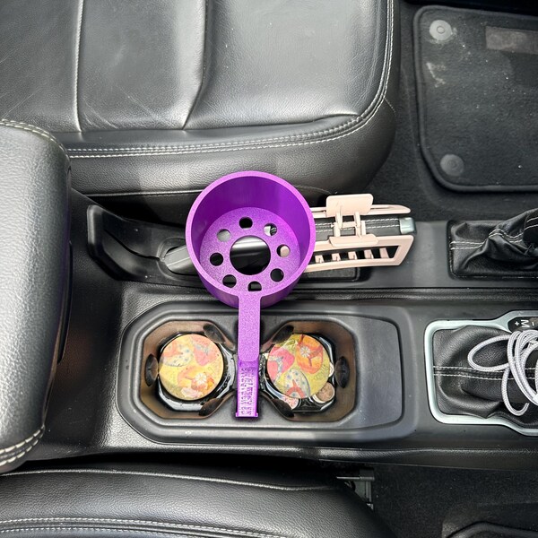 The Original Double 3rd Cup Holder for Jeep JL Wrangler and Gladiator ...