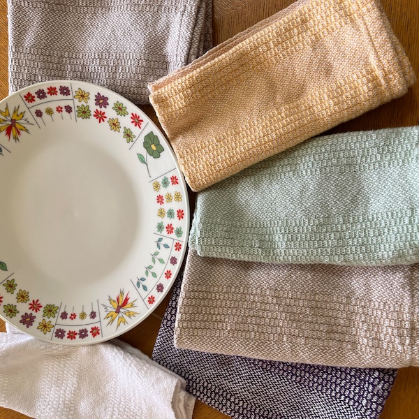 NEW - Eco-friendly Handwoven Table Napkins - Set of 4 or 6, Sustainable ...