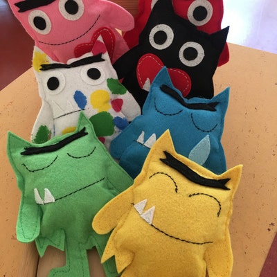The Colour Monster pocket Version Choose Your Monster - Etsy