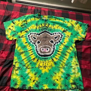 Hand Dyed Made to Order Cow Tie Dye Shirt Purple Cow Tie Dye - Etsy