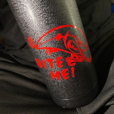 BITE ME Vinyl Fishing Decal 8 Sizes and 22 Colors to Choose From ...