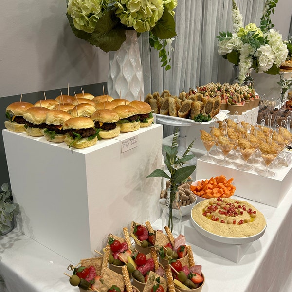 Plinth - Food Riser - Bulk Package - Flower Tower Display - Cake Stand ...