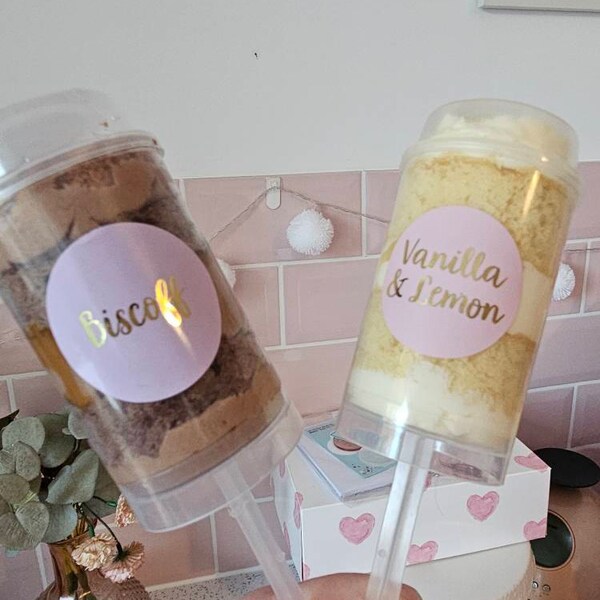 Foil Flavour Stickers for Baking Business•cake Flavor Customised Labels ...
