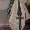 Hand Forged Messer Sword: 27.5 Inch Carbon Steel Blade, Leather ...