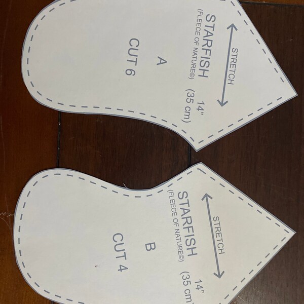 Starfish Sewing Pattern, PDF Sewing Pattern, Pillow Pattern, Minky Dot ...