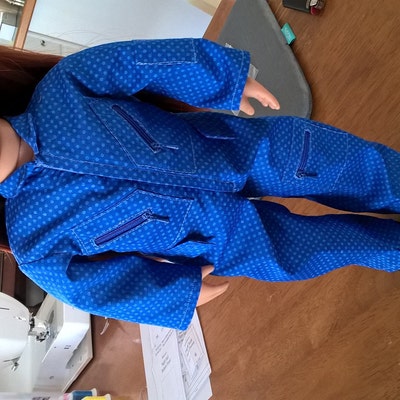Flight Suit 18 Inch Doll Clothes Pattern Designed to Fit Popular 18 ...