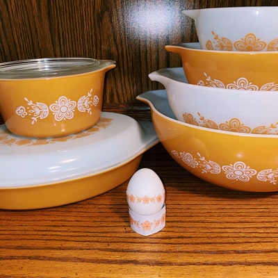 Pyrex Vintage Kitchen .svg Pattern Downloads Editable Vector Files for ...