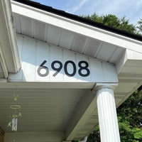 4 Inch Modern House Numbers Letters - Etsy