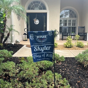 Custom College Bound Yard Flag, Custom College Sign, College Garden ...