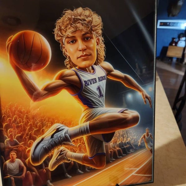 Customized 50th Birthday Caricature From Photos, Happy Birthday Cartoon ...