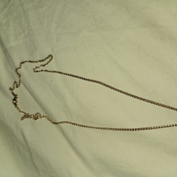 Solid 14K Heavy Solid Link Wheat Chain, ITALY 14K Solid Link Wheat ...