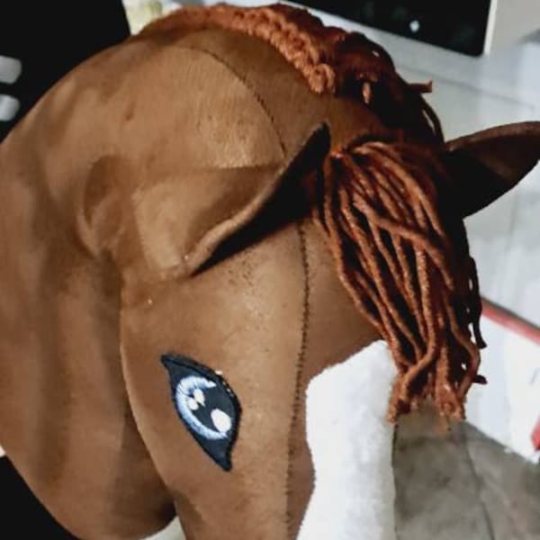 Hobby Horse A3 Dark CHESNUT With Bridle, and Bit - Etsy